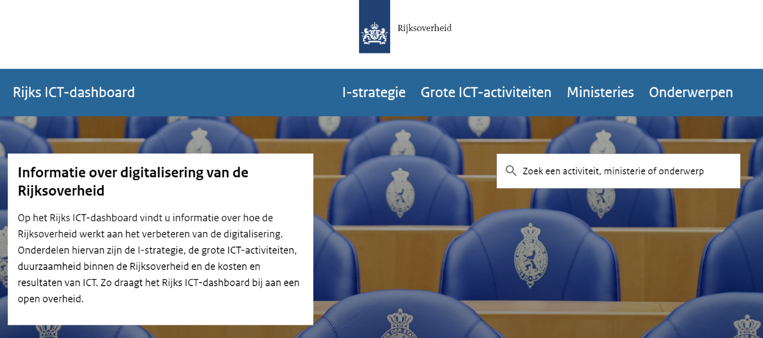 Rijks ict-dashboard vernieuwd